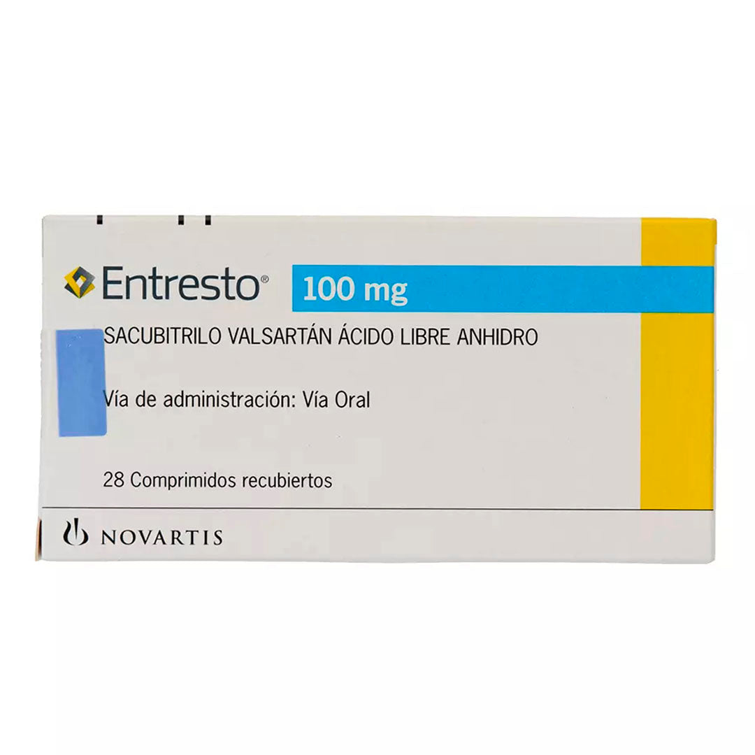 Entresto Comprimidos Recubiertos 100mg | Farmacias Curie - Envíos a todo Chile