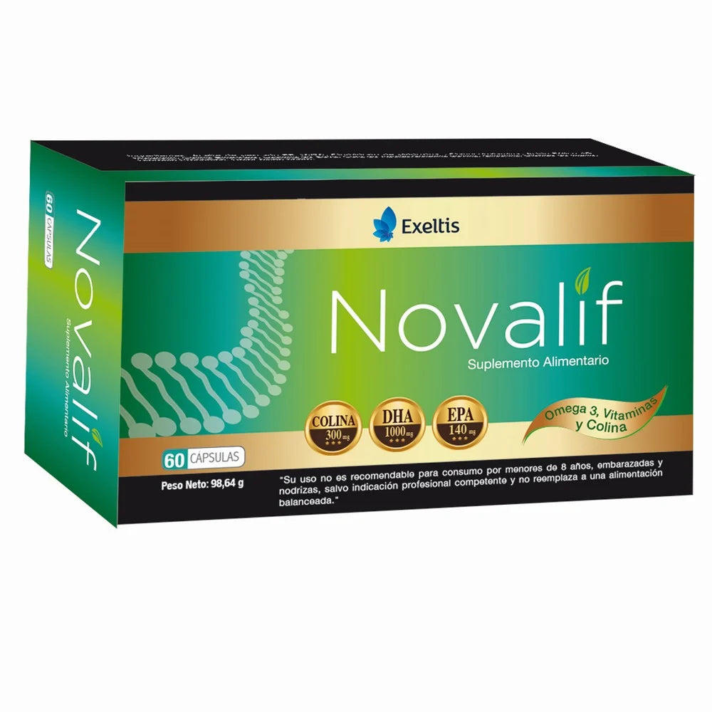 Novalif - 60 Cápsulas – Farmacias Curie