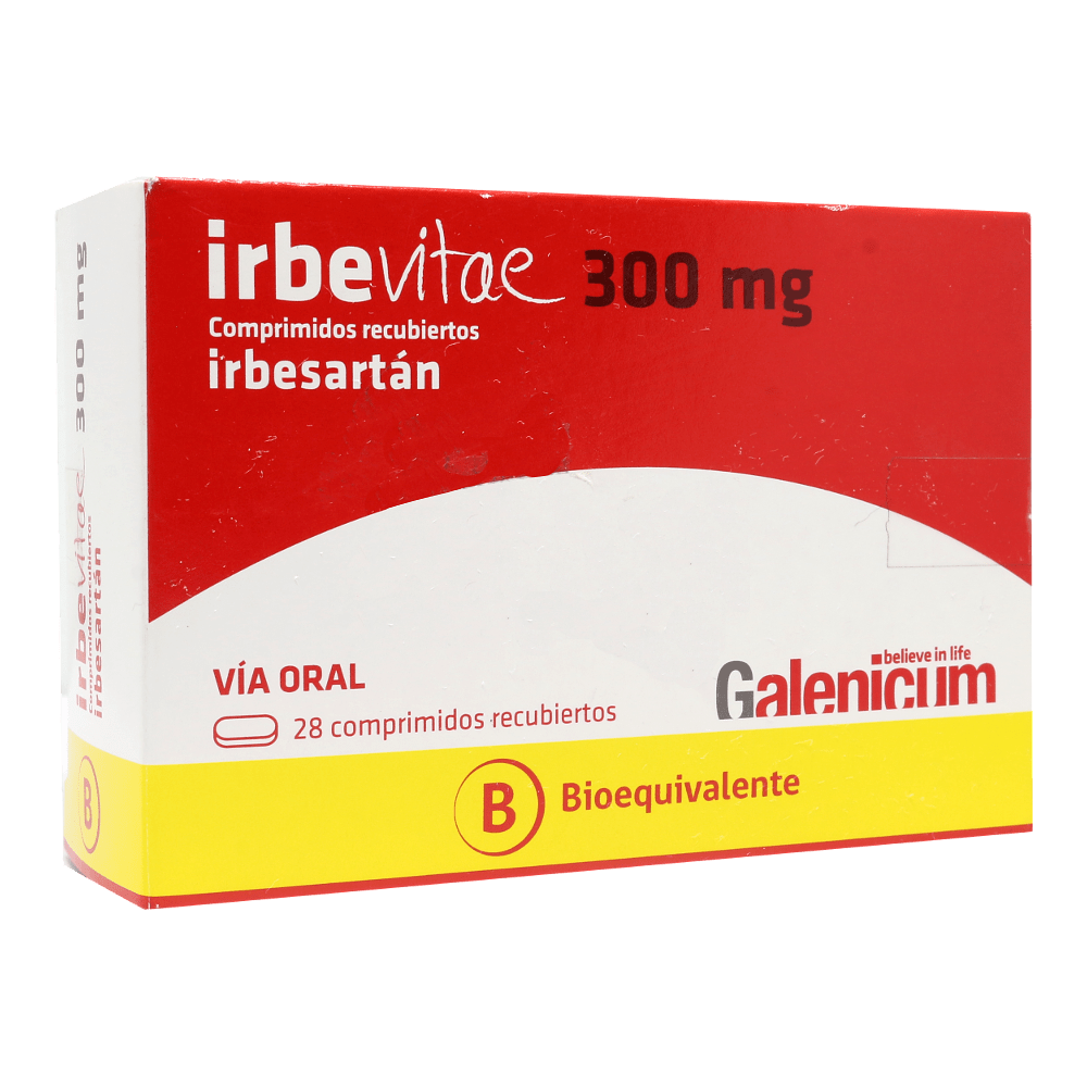 Irbevitae Comprimidos Recubiertos 300mg | Farmacias Curie - Envíos a ...