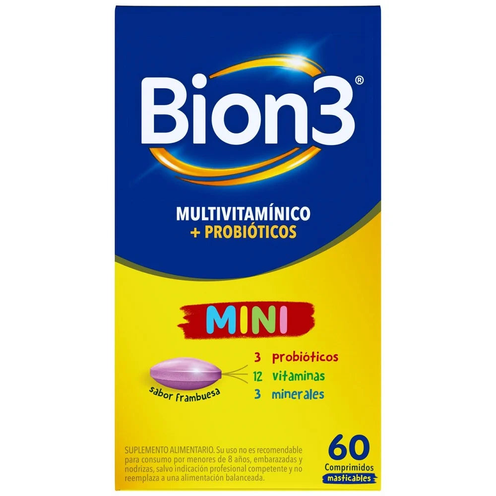 Pack Bion 3 Mini Comprimidos Masticables | Farmacias Curie - Envíos a ...