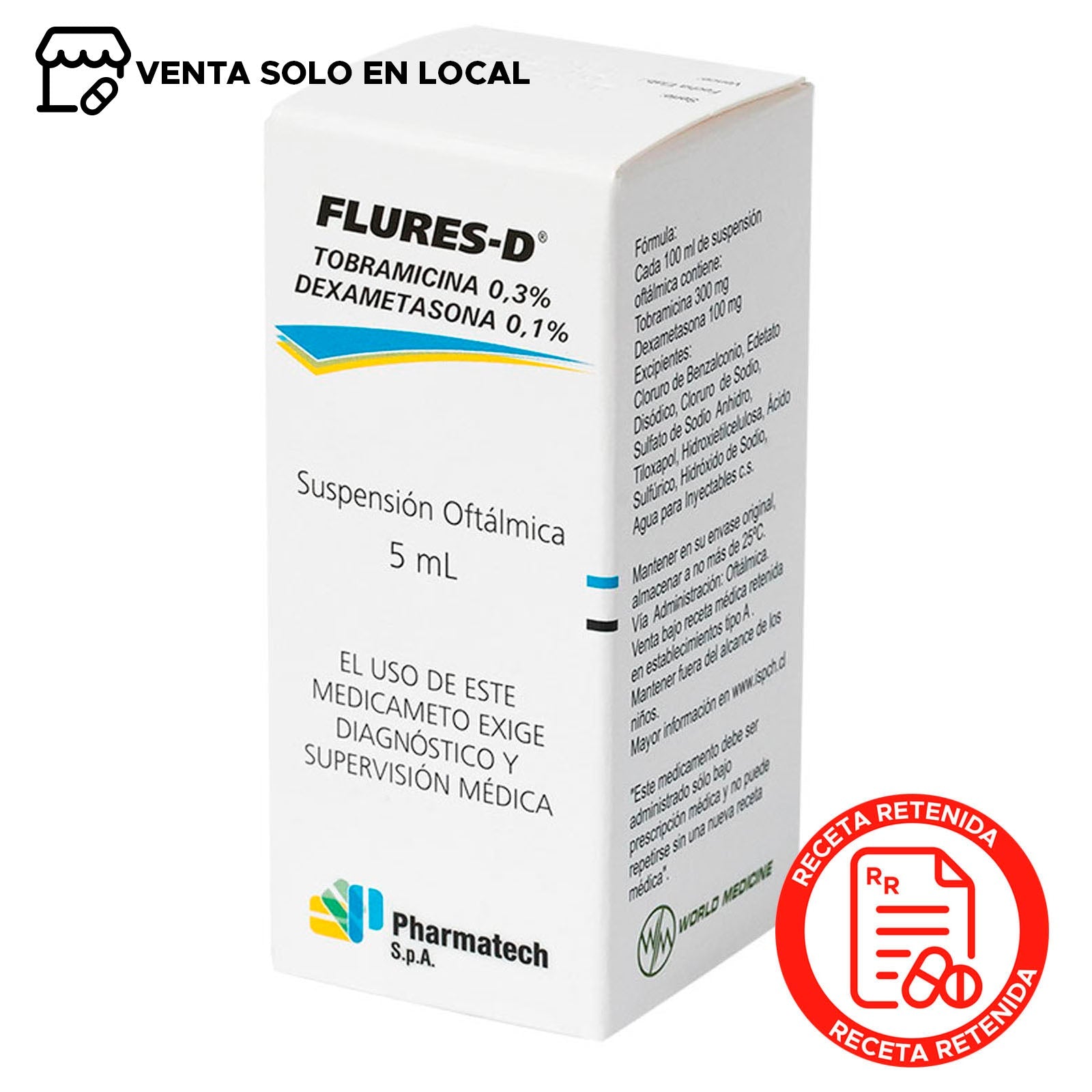 Flures-D Suspensión Oftálmica | Farmacias Curie - Envíos a todo Chile