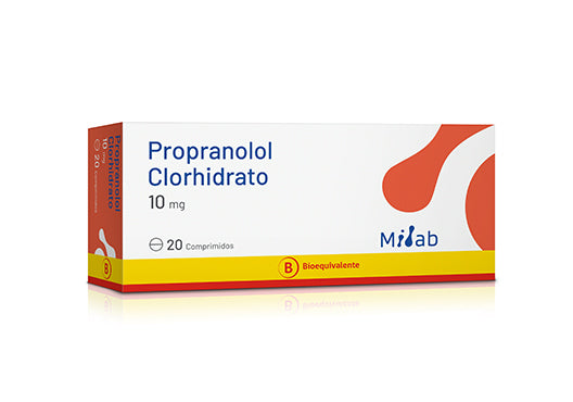 Propranolol Comprimidos 10mg | Farmacias Curie - Envíos a todo Chile