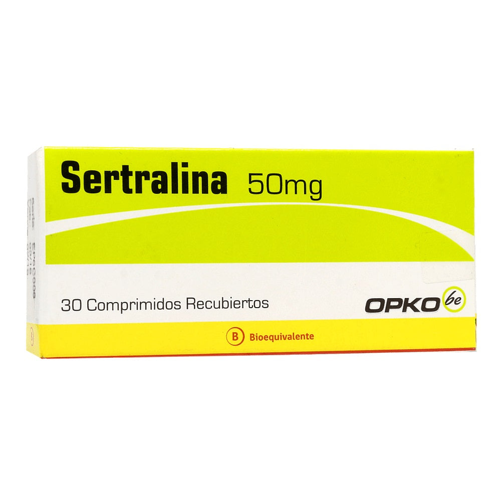 Sertralina Comprimidos Recubiertos 50mg | Farmacias Curie - Tu mejor opción
