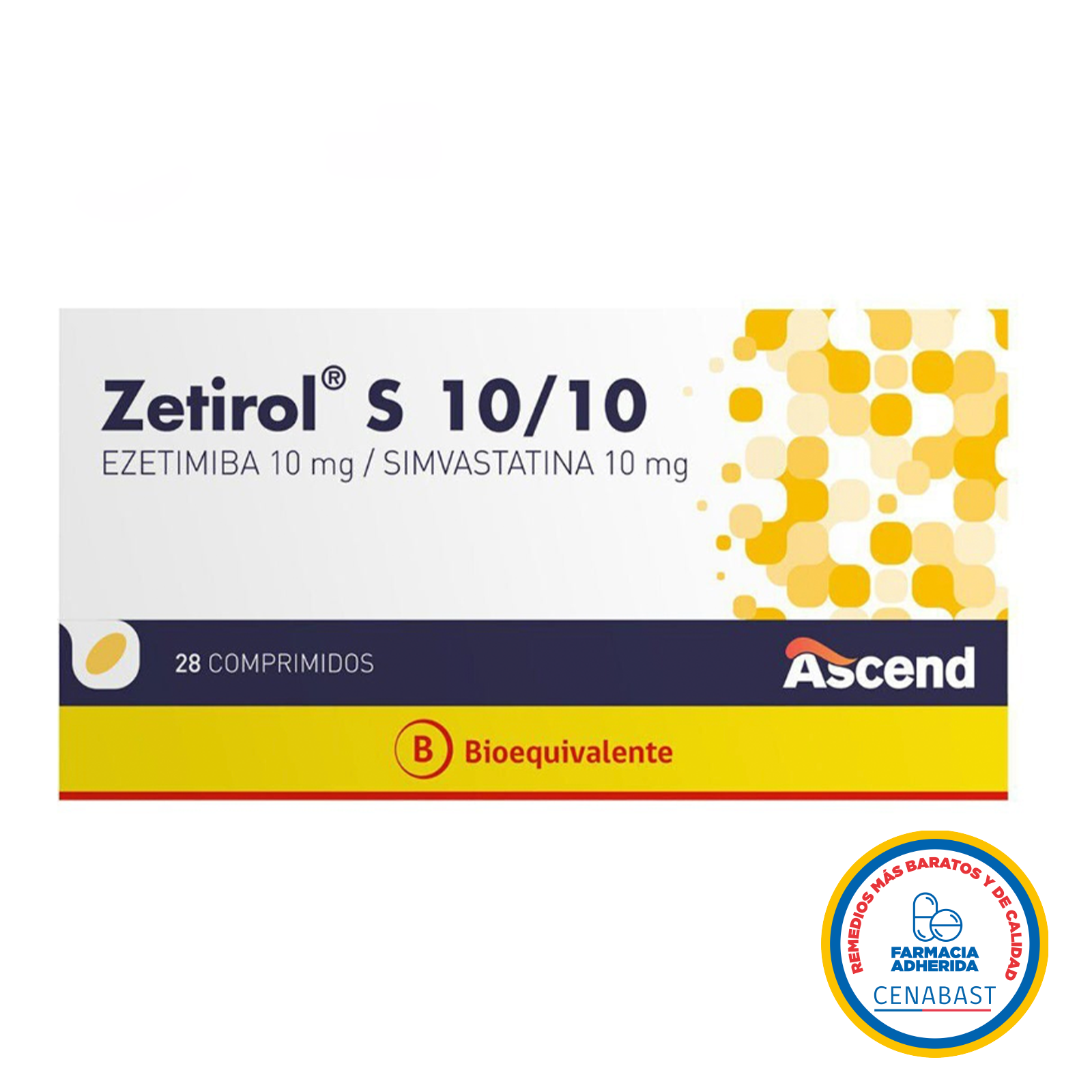 Zetirol S Comprimidos 10/10 Medicamento Cenabast | Farmacias Curie ...