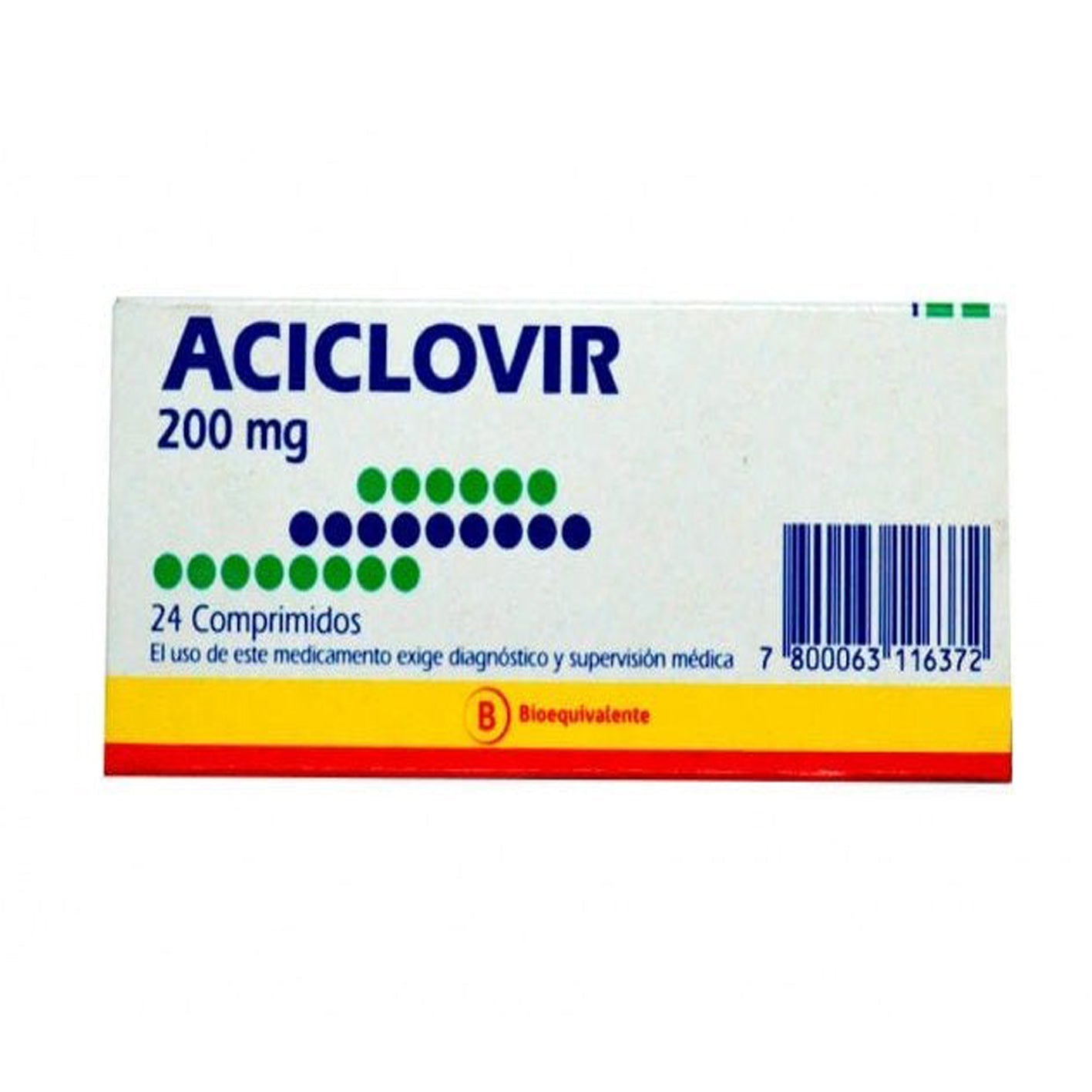 Aciclovir Comprimidos 200mg | Farmacias Curie - Envíos a todo Chile