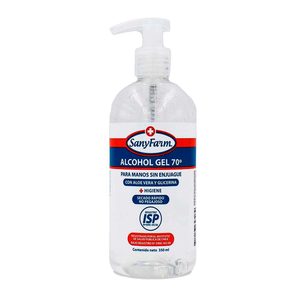 Alcohol Gel 70° - 250 ml | Farmacias Curie - Envíos a todo Chile
