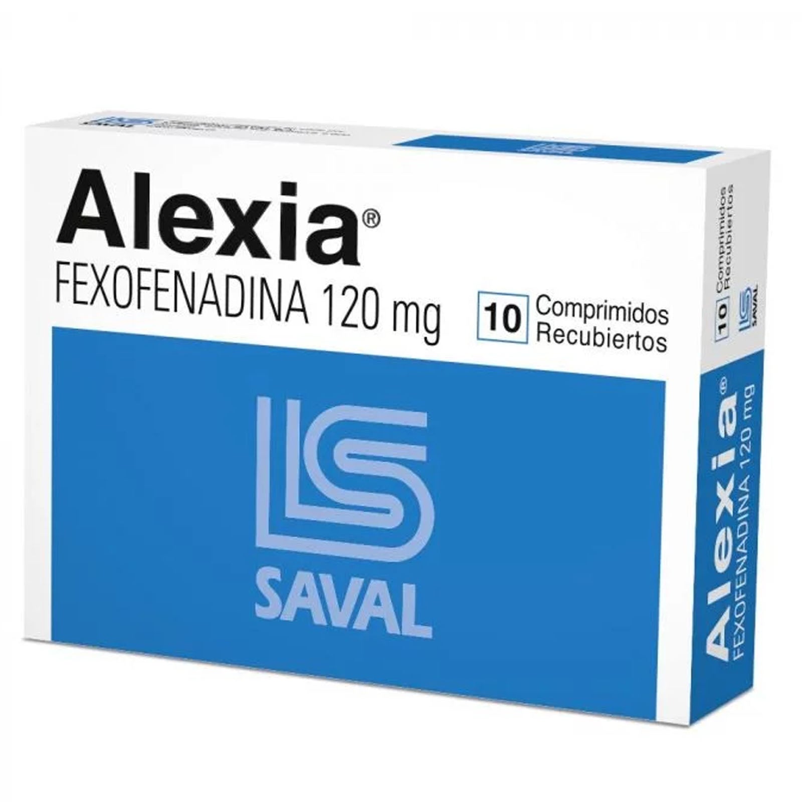 Alexia 120 mg - 10 Comprimidos | Farmacias Curie - Envíos a todo Chile