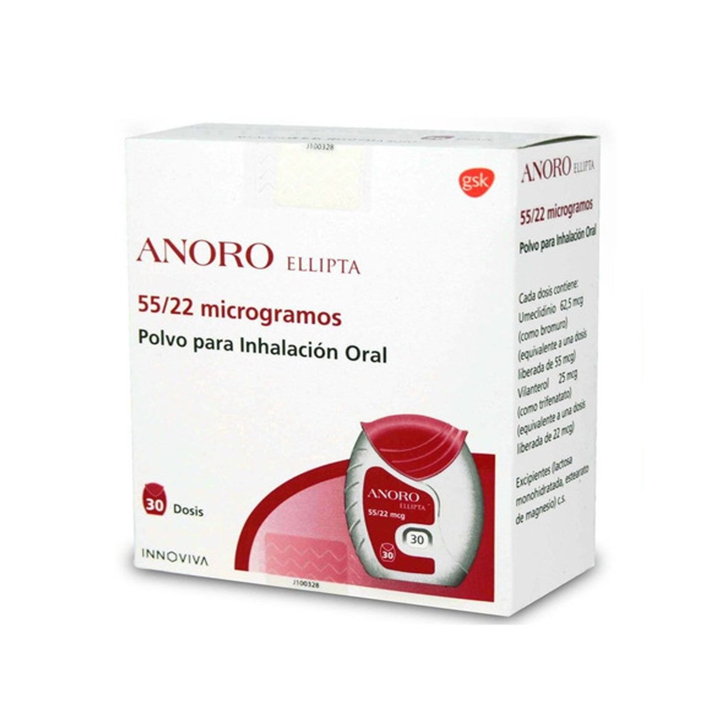 Anoro Ellipta Polvo para Inhalación 55/22 | Farmacias Curie - Envíos a ...