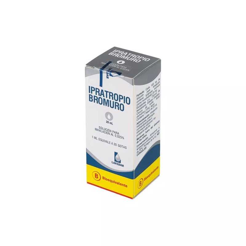 Bromuro de Ipratropio - Solución para Nebulización 20 mL – Farmacias Curie
