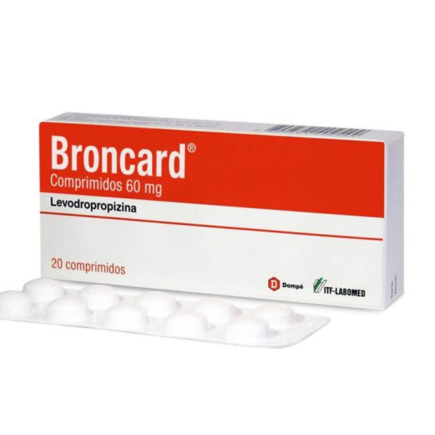Broncard Comprimidos 60mg | Farmacias Curie - Envíos a todo Chile