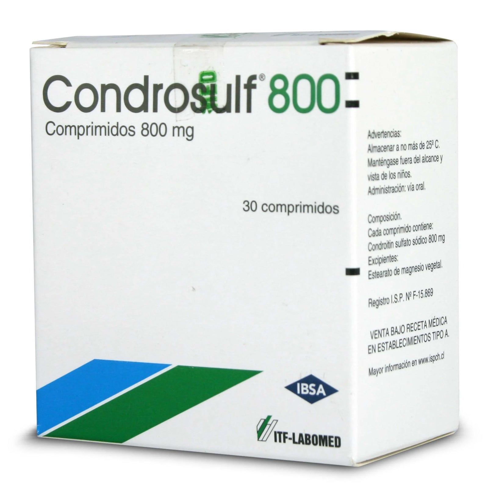 Condrosulf 800 Comprimidos | Farmacias Curie - Envíos a todo Chile
