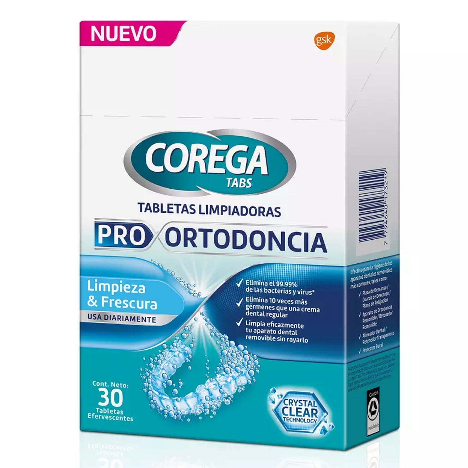Corega Tabletas Pro Ortodoncia | Farmacias Curie - Envíos a todo Chile