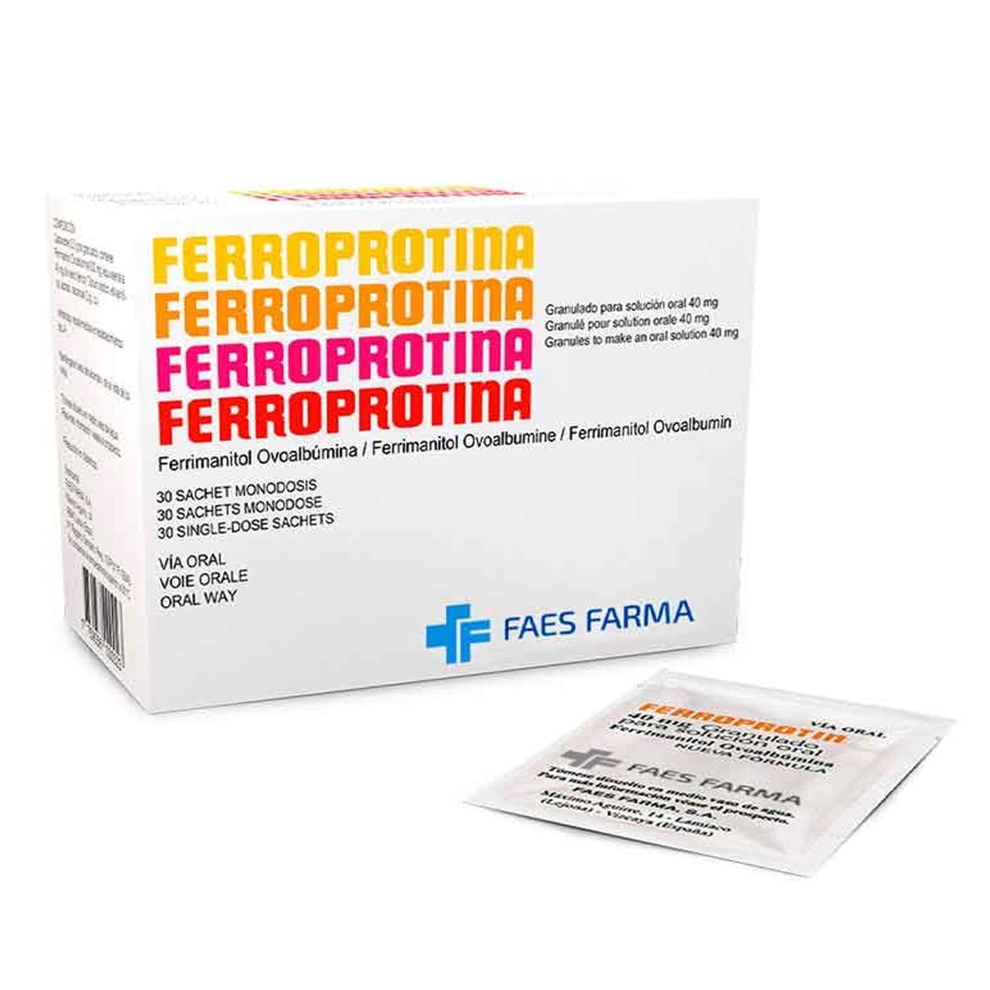 Ferroprotina Sobres | Farmacias Curie - Envíos a todo Chile
