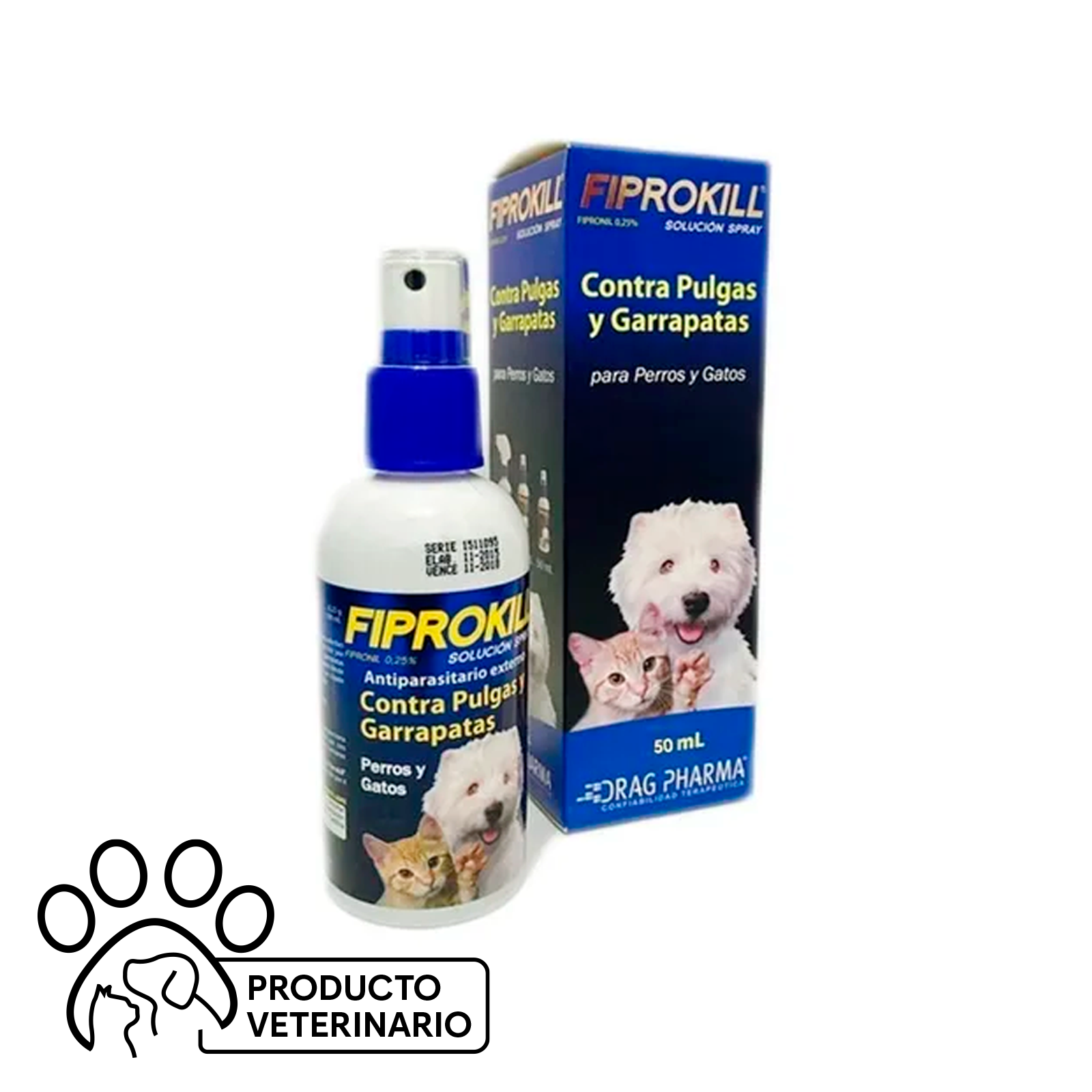 Fiprokillspray Solución Spray - 50ml | Farmacias Curie - Envíos a todo ...