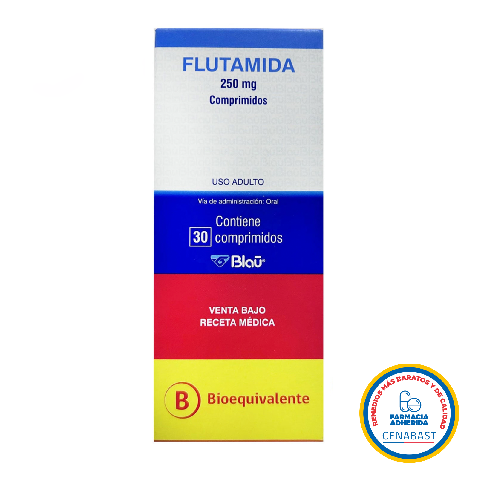 Flutamida Comprimidos 250mg Medicamento Cenabast | Farmacias Curie ...