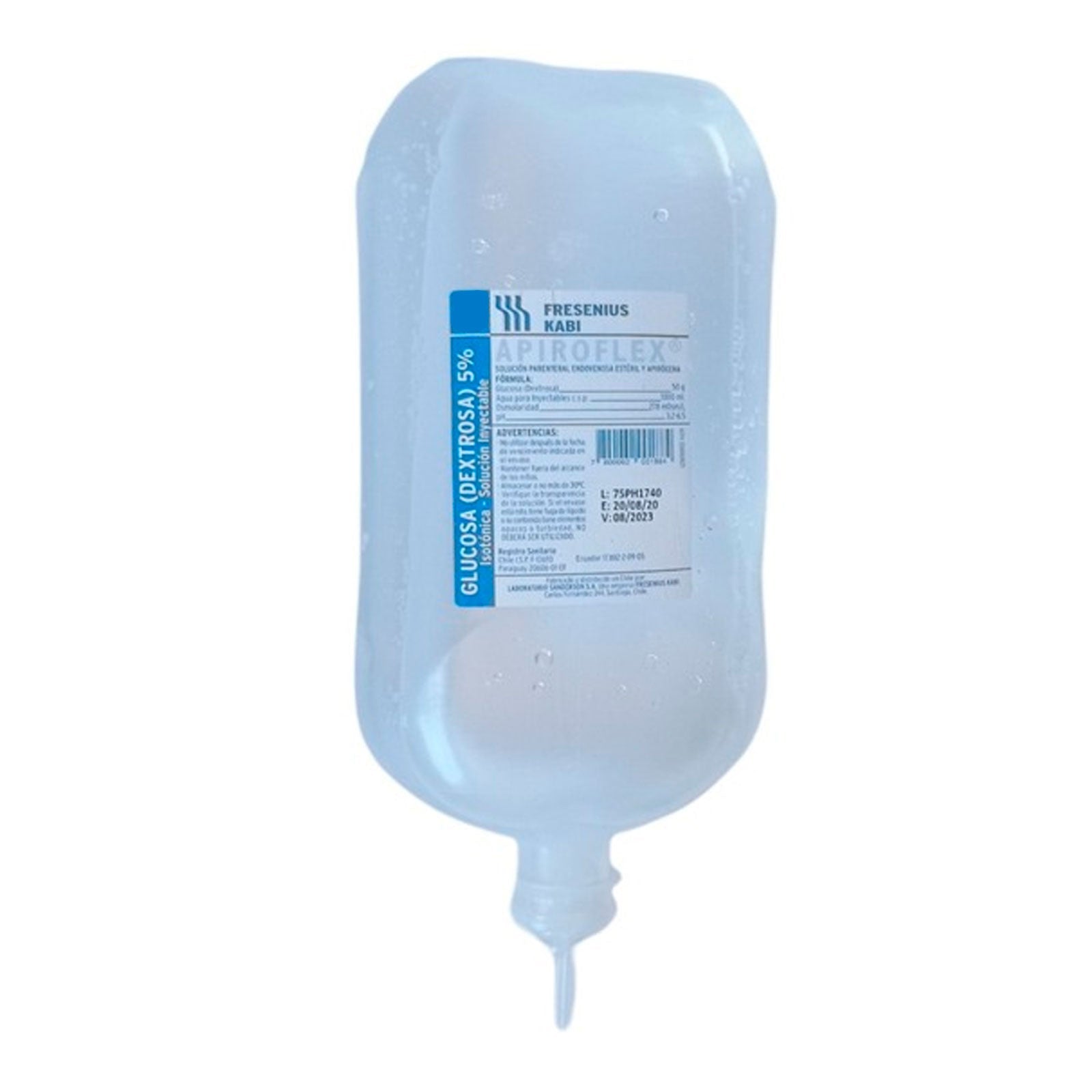Solución Glucosada 5% – Farmacias Curie