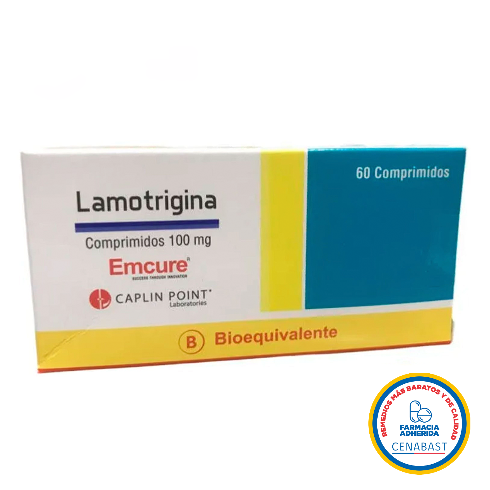 Lamotrigina Comprimidos 100mg Medicamento Cenabast | Farmacias Curie ...