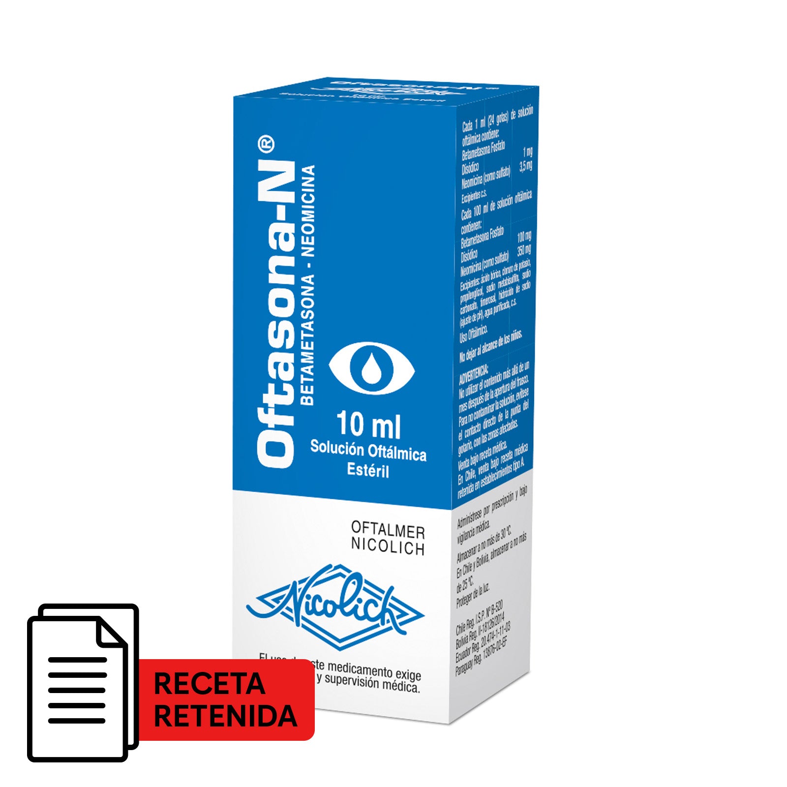 Oftasona-N Solución Oftálmica | Farmacias Curie - Envíos a todo Chile