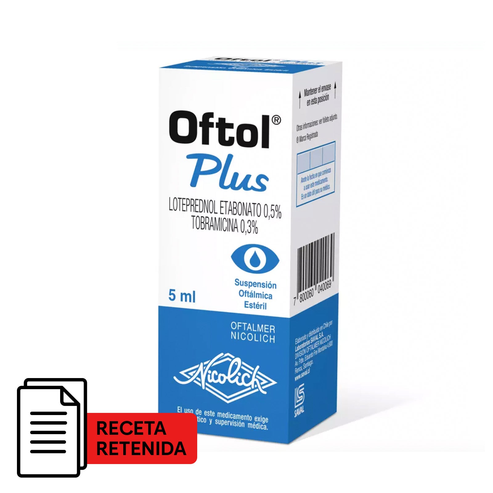Oftol Plus Solución Oftálmica - 5 mL | Farmacias Curie - Envíos a todo ...