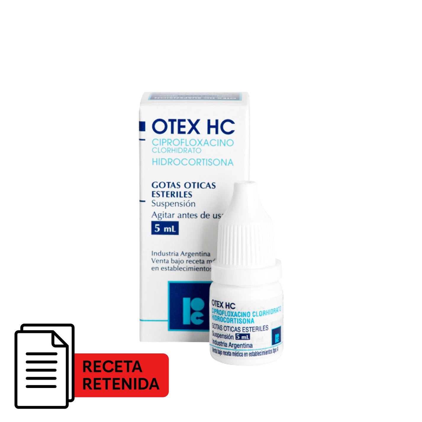 Otex Hc Gotas Óticas - 5 mL | Farmacias Curie - Envíos a todo Chile