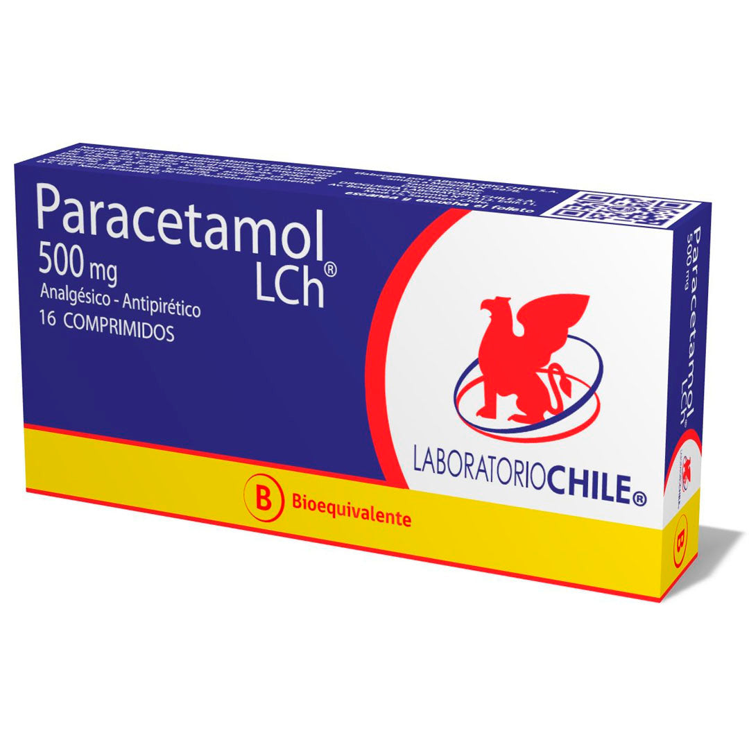 Paracetamol Comprimidos 500mg | Farmacias Curie - Envíos a todo Chile