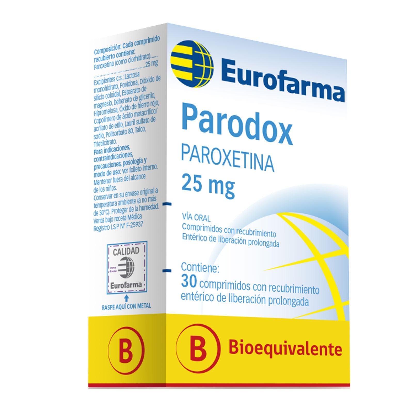 Parodox XR Comprimidos con Recubrimiento Entérico de Liberación ...