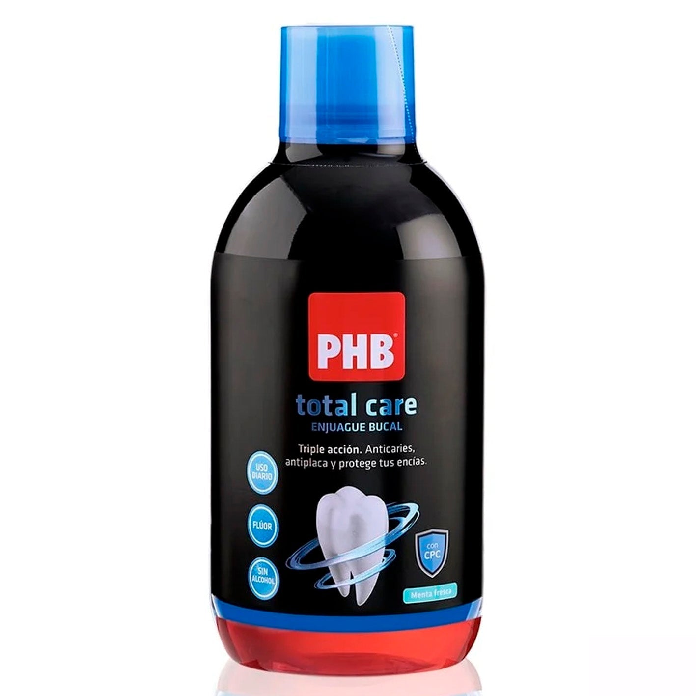 PHB Enjuague Bucal Total Care 500mL | Farmacias Curie - Envíos a todo Chile