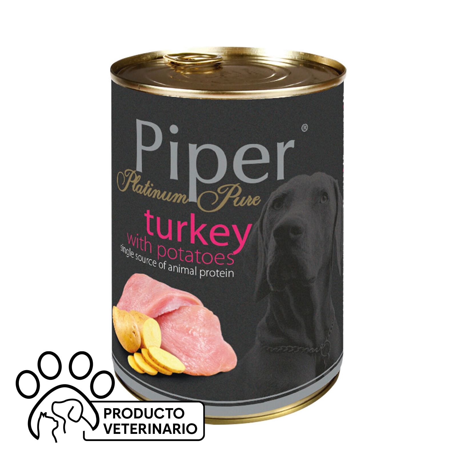 Piper Alimento Húmedo Perro Sabor Pavo y Papas 400 g | Farmacias Curie ...