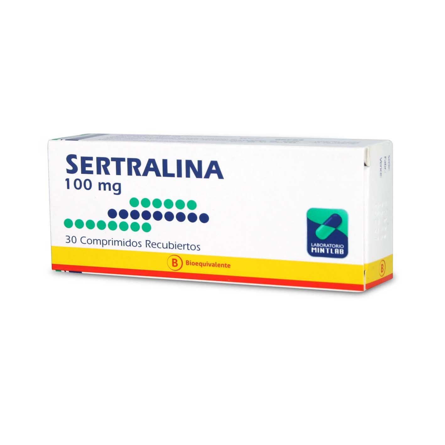 Sertralina Comprimidos Recubiertos 100mg | Farmacias Curie - Envíos a ...