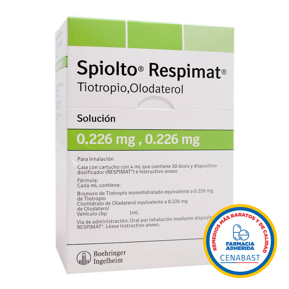 Spiolto Respimat Solución para Inhalación Medicamento Cenabast ...