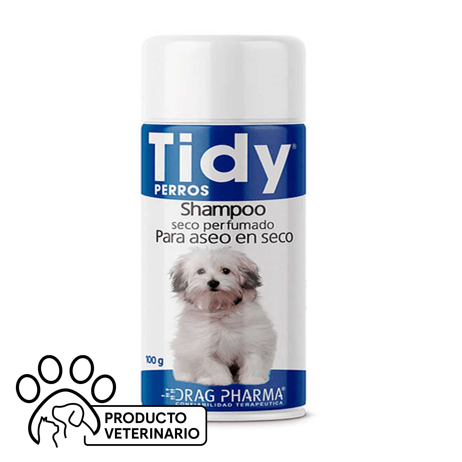 Tidy Shampoo Seco Perro | Farmacias Curie - Envíos a todo Chile