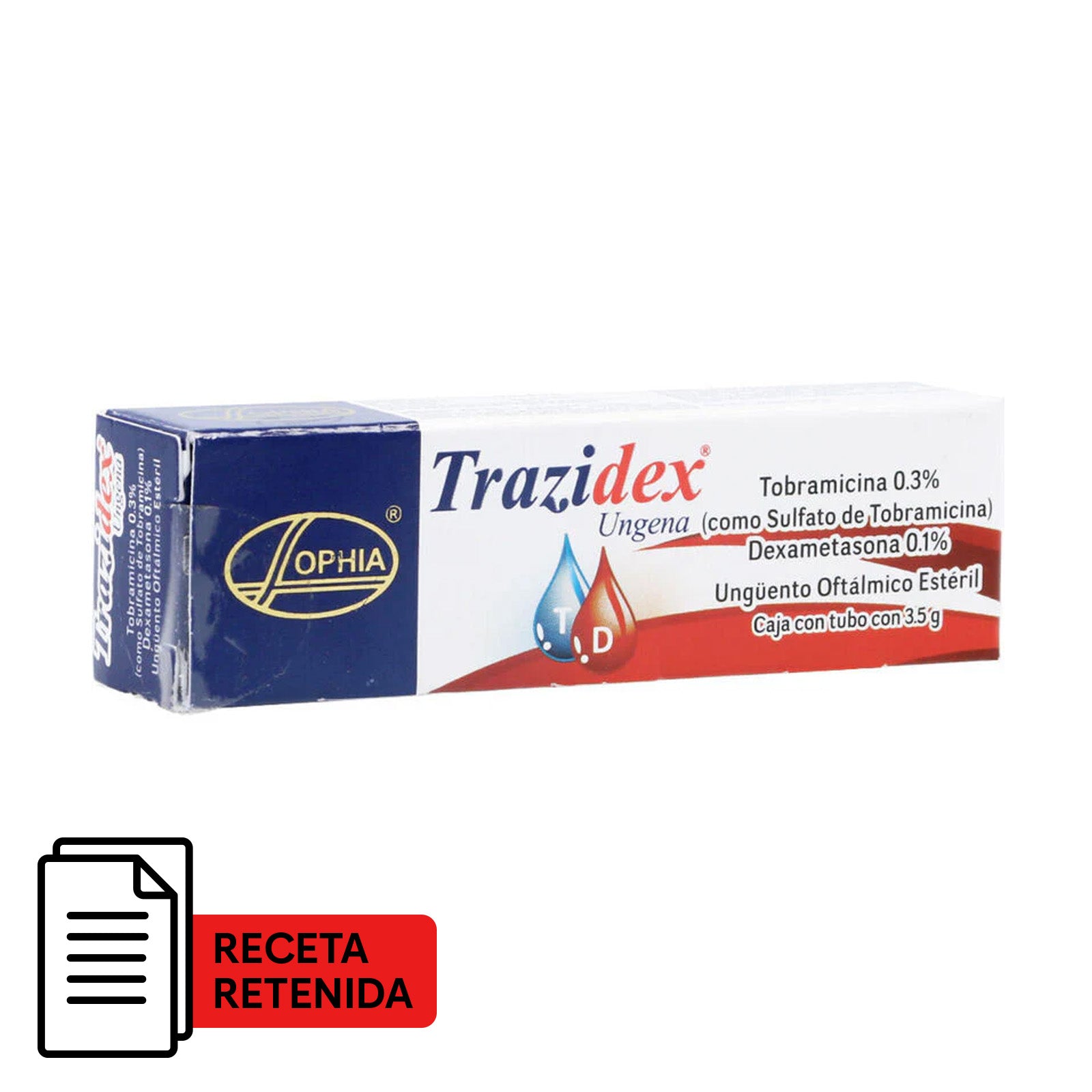 Trazidex Ungüento Oftálmico | Farmacias Curie - Envíos a todo Chile