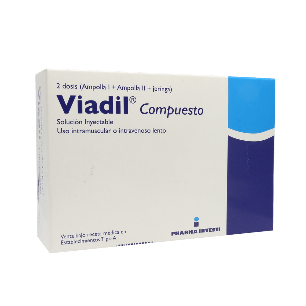 Viadil Compuesto Solución Inyectable | Farmacias Curie - Envíos a todo ...