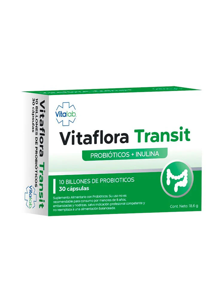 Vitaflora Transit - 30 Cápsulas | Farmacias Curie - Envíos a todo Chile