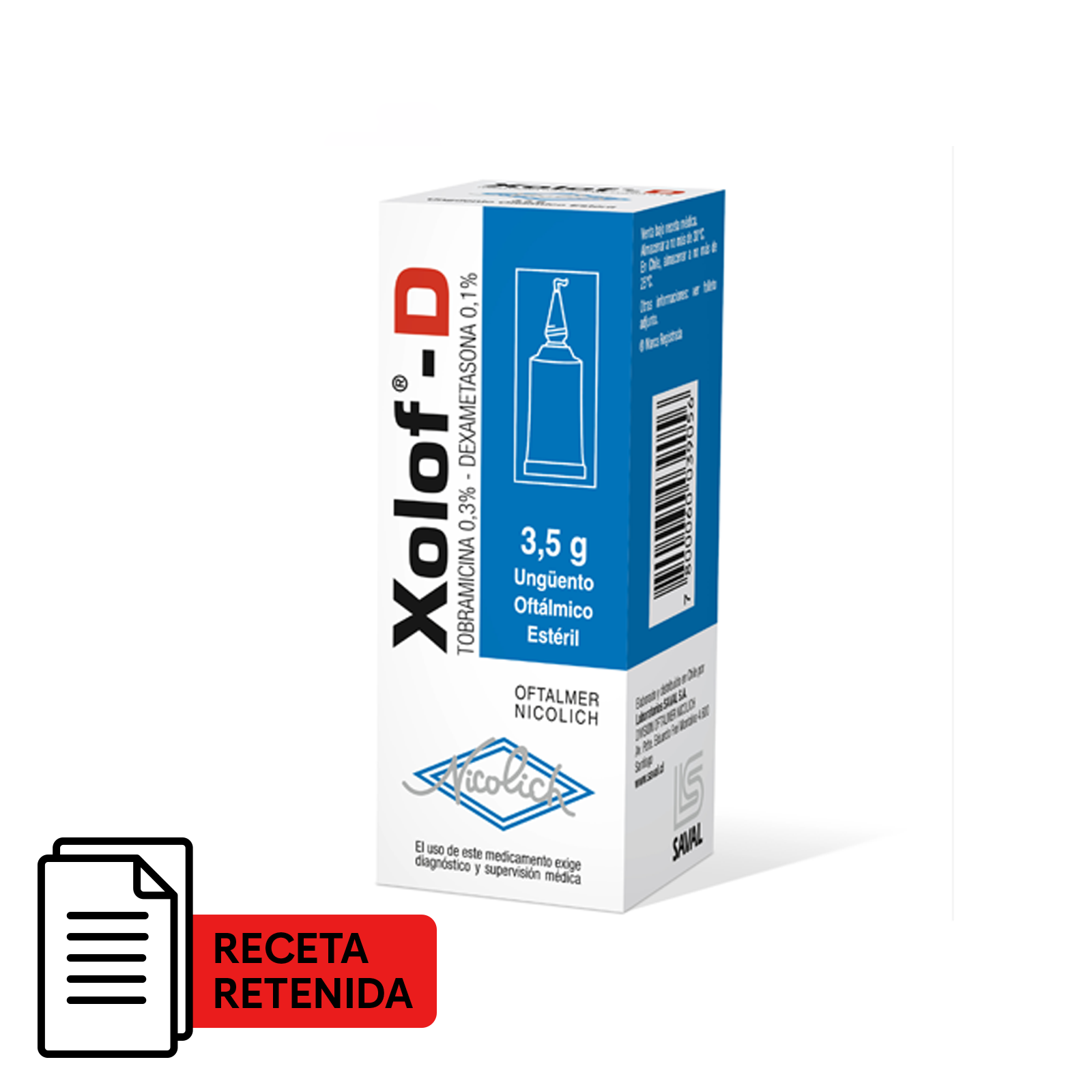 Xolof-D Gotas | Farmacias Curie - Envíos a todo Chile